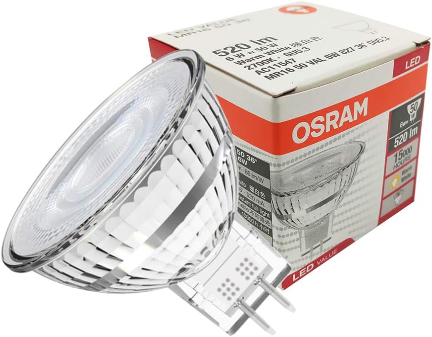 OSRAM LED ECO LED Spotlight / 5.5W GU5.3 MR16 2700K 500lm: Buy Online at Best Price in UAE ...
