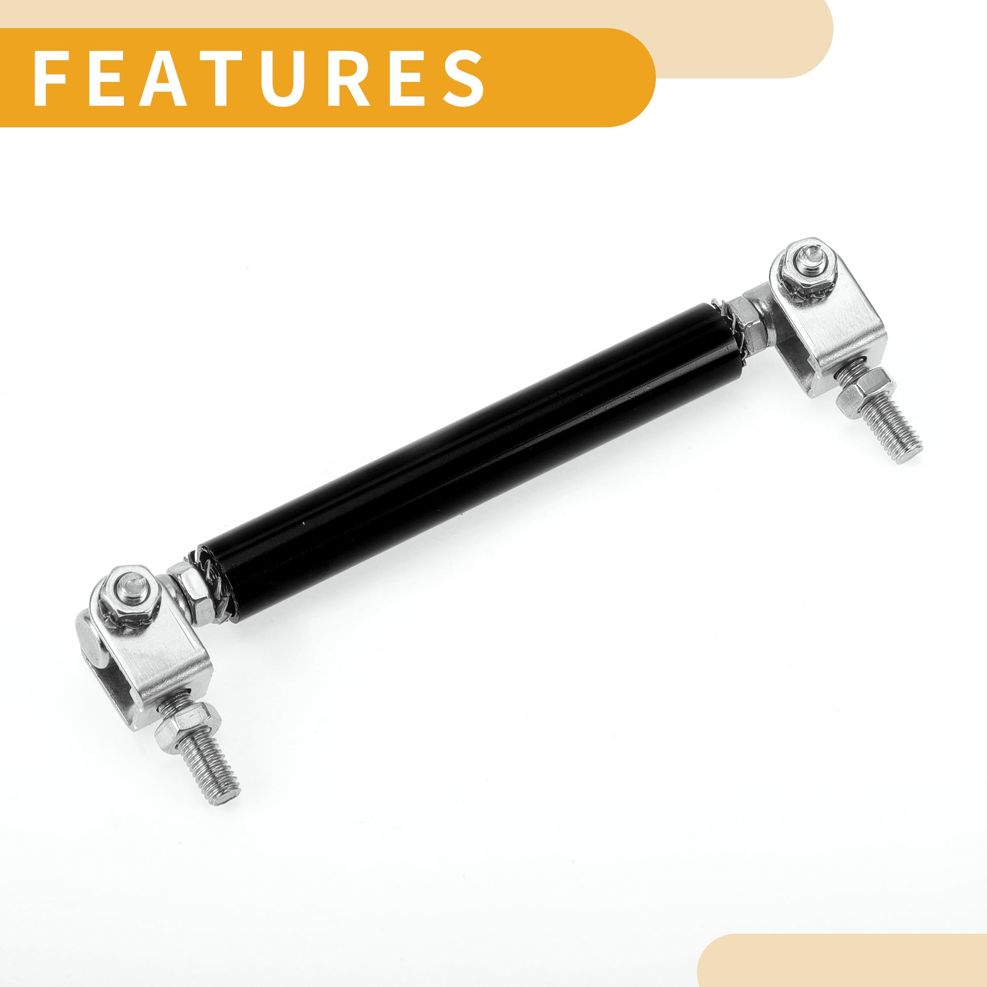 Splitter Support Rods ACROPIX 100mm - Adjustable Front Bumper Lip ...