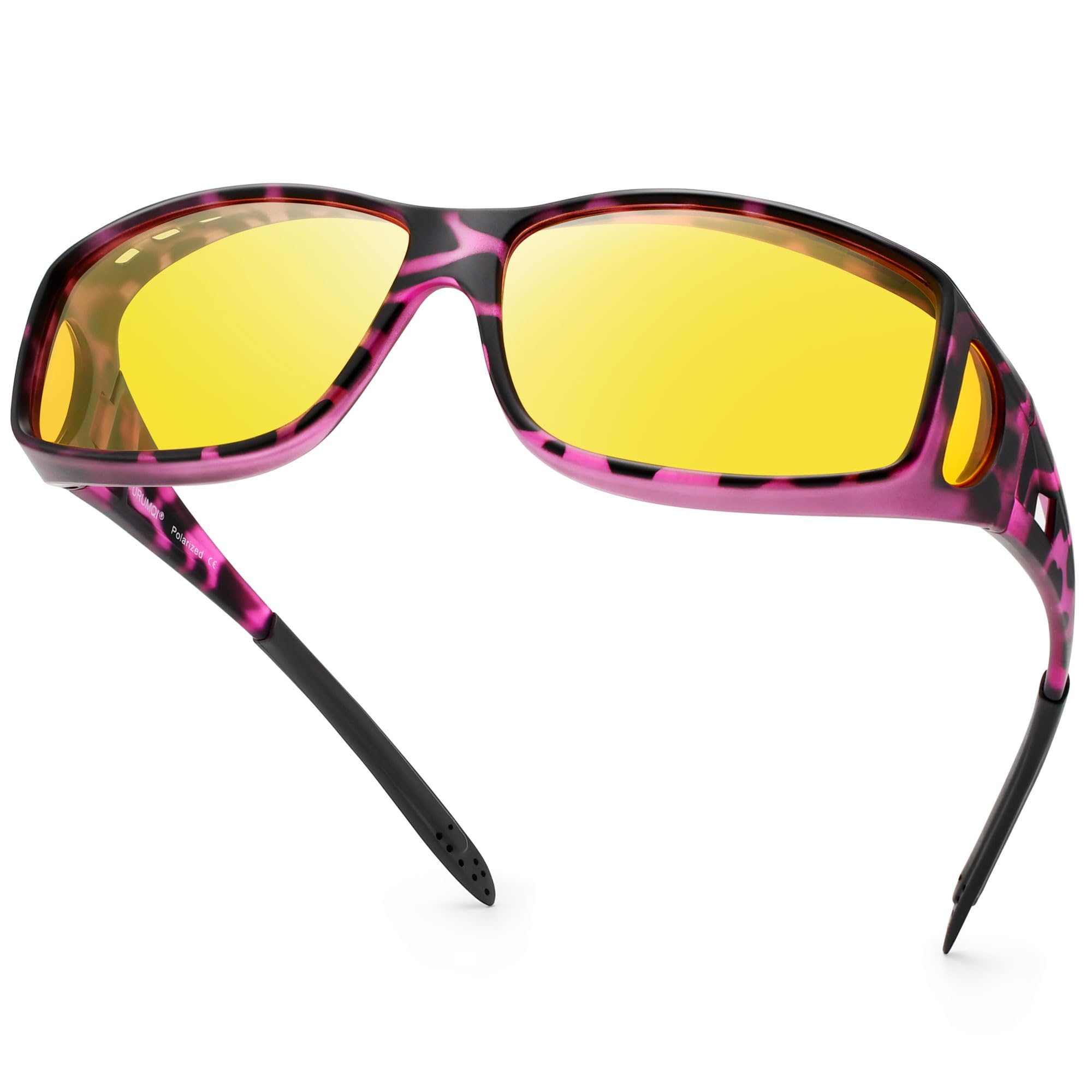 Snapklik.com : URUMQI Night Vision Driving Glasses Fit Over Glasses For ...