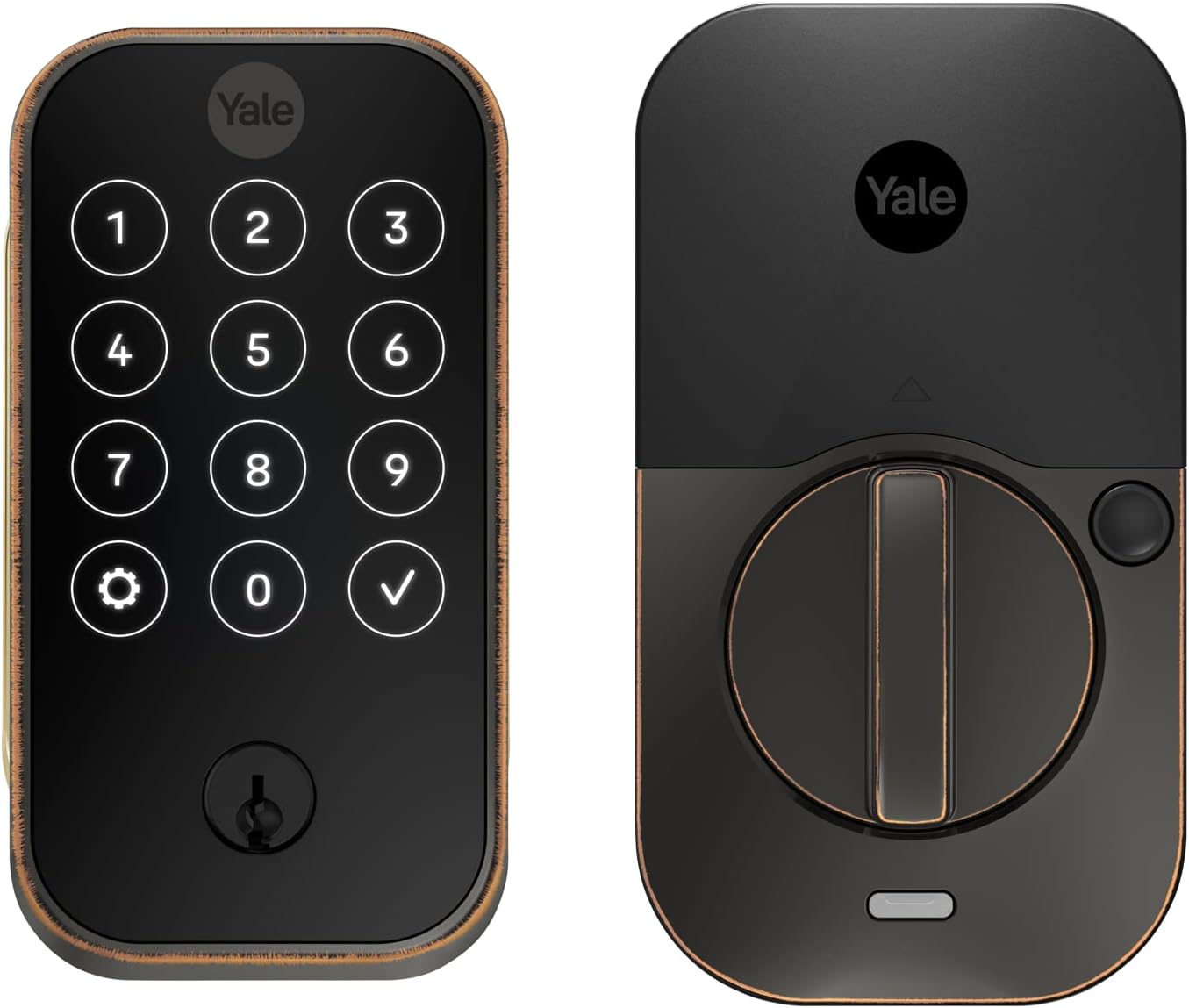 Yale Assure Lock 2, Touchscreen Lock with Z-Wave, Oil Rubbed Bronze ...