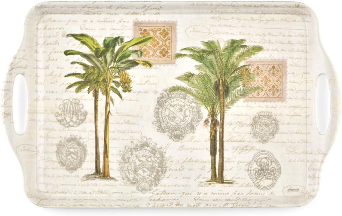 Amazon.com | Pimpernel Succulents Collection Large Handled Tray ...