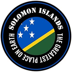 Amazon.com: Bomehhjuli 10 Pieces Solomon Islands Flag Laptop Stickers ...