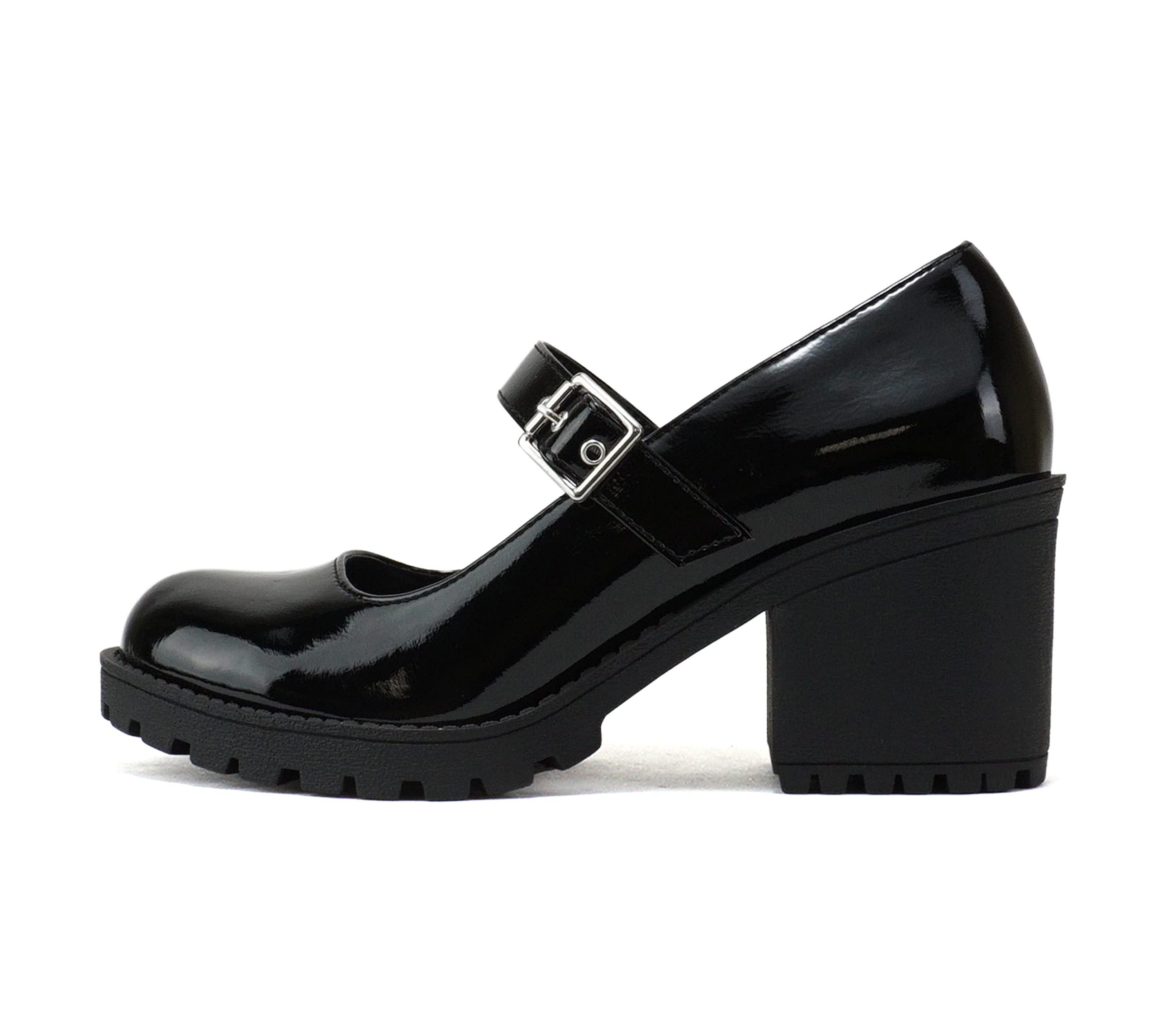 Amazon.com | Soda “Eviana” ~ Women Mary Jane Round Toe Mid Chunky Block ...