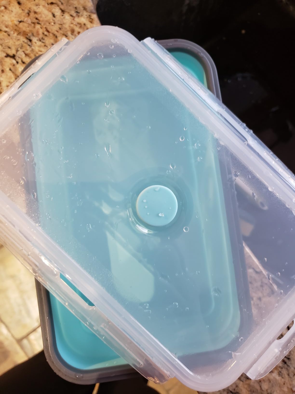 Lunememo 8 Pack Collapsible Silicone Food Storage Containers with Lids ...