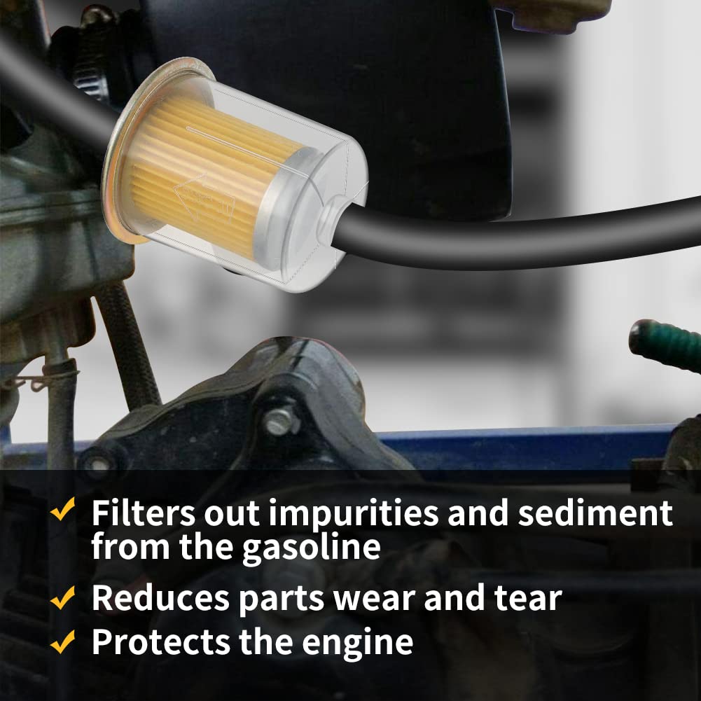Snapklik.com : Motoparty 3/8" Universal Fuel Filters For Industrial ...