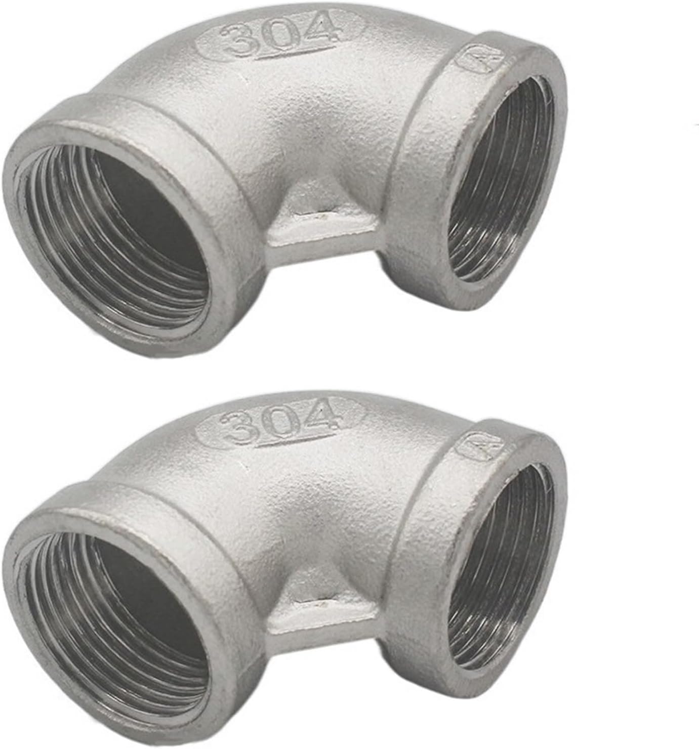 Amazon.com: DOLUNTO 304 316L Stainless Steel 90 Degree Elbow, NPT ...