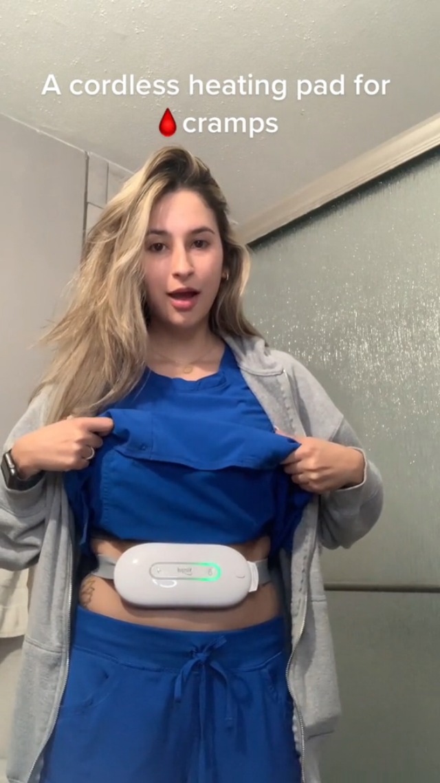 Watch Wearable USB Rechargeable Heating Pad on Amazon Live
