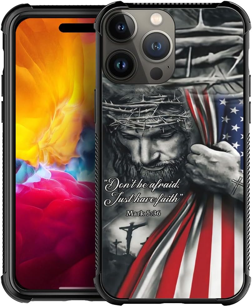 Amazon.com: DAIZAG Case Compatible with for iPhone 15 Pro Max,Christian ...