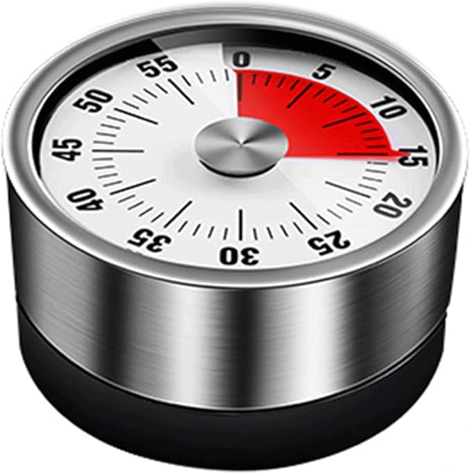 Mechanischer Küchentimer,Time Timer,Küchentimer, 60-minütiger visueller ...