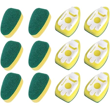 Amazon.com: Dishwand Refills Sponge Heads, Dish Wand Refill Non Scratch ...