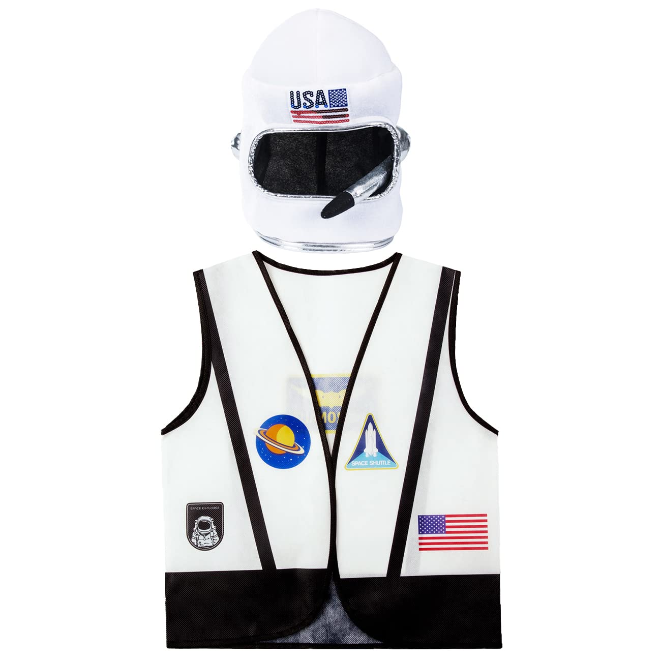 Buy Tigerdoe Astronaut Costume for Kids - Astronaut Helmet and Vest ...