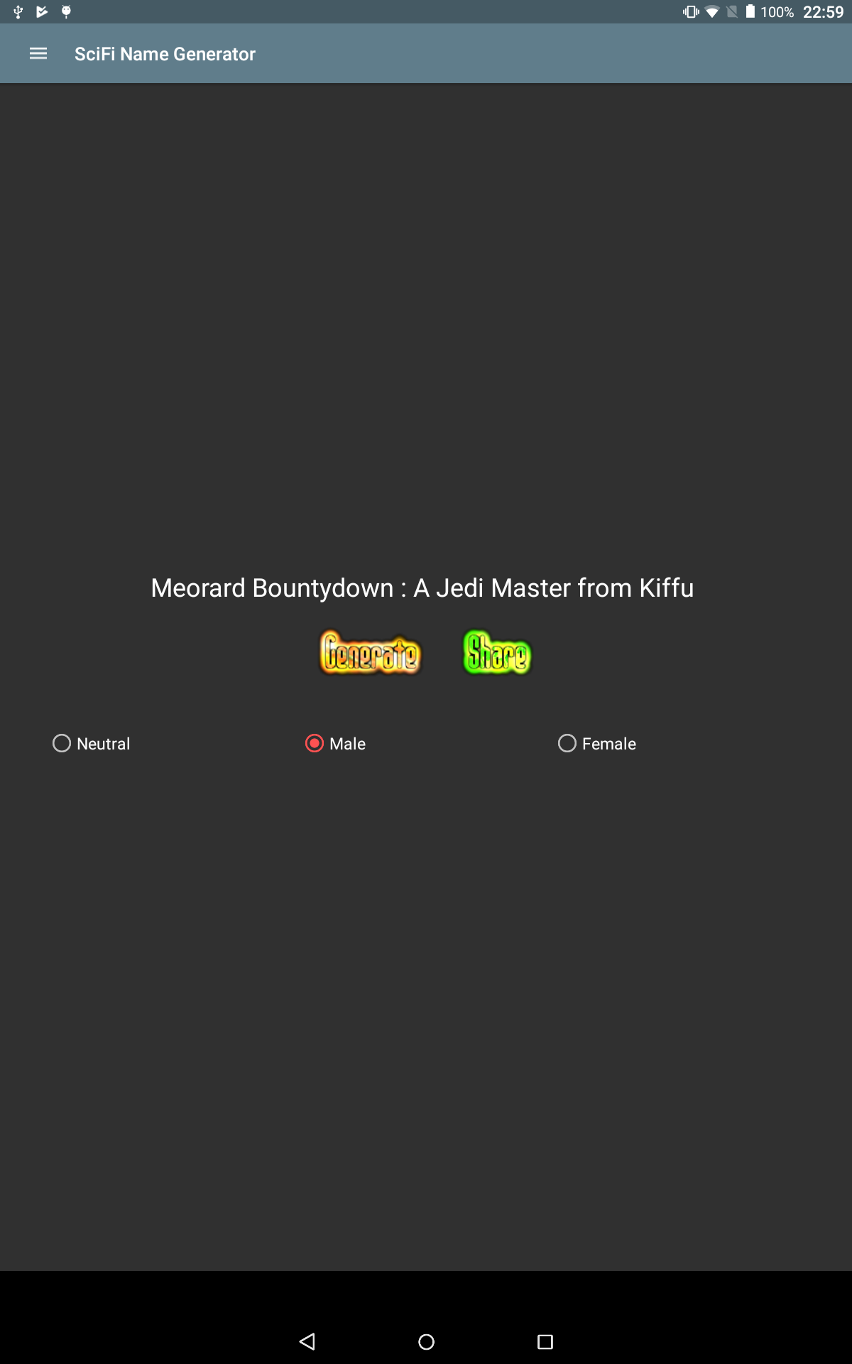 SciFi Name Generator:Amazon.com:Appstore for Android