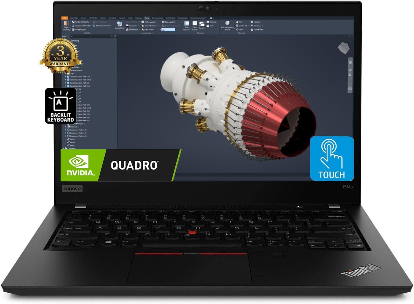 Amazon.com: Lenovo ThinkPad P14s Mobile Workstation Laptop for Designer ...