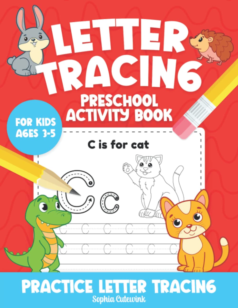 Letter Tracing Preschool Activity Book for Kids Ages 3-5: 80 Activity ...