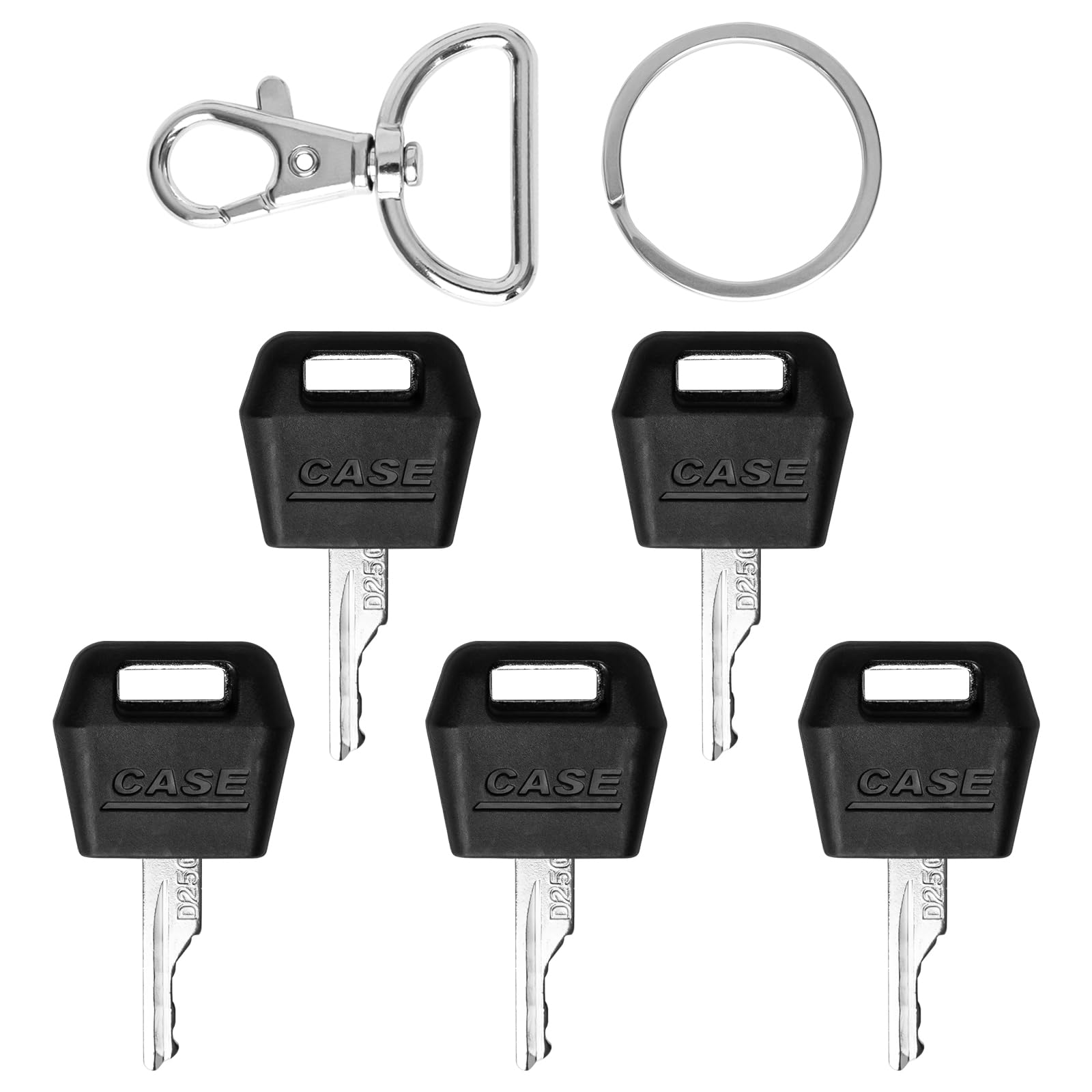Amazon.com: PCS D250 Ignition Keys Replacement Key for Case IH Tractor ...