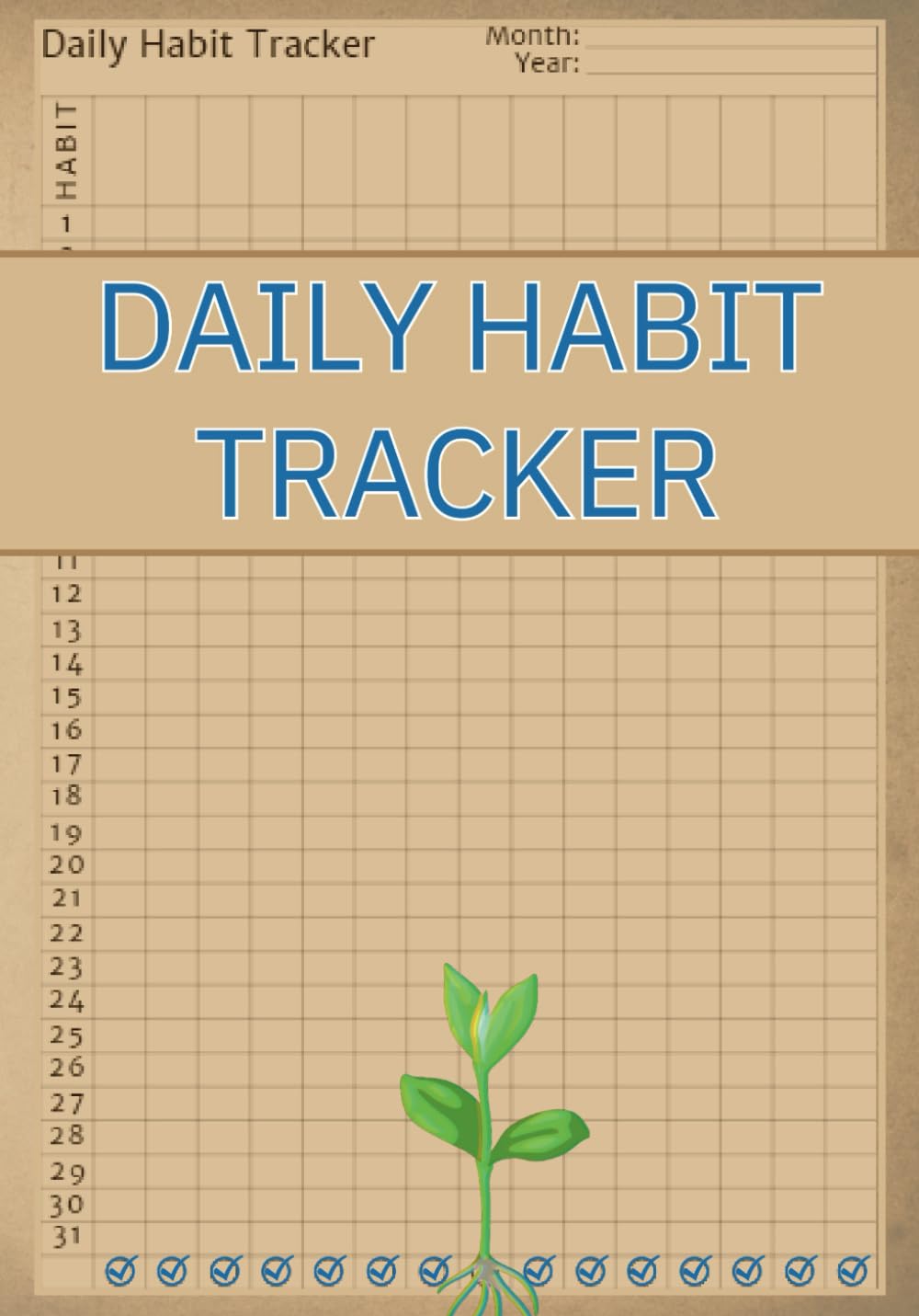 Daily Habit Tracker: A Small Undated A5 Journal to Slay Your Habits and ...