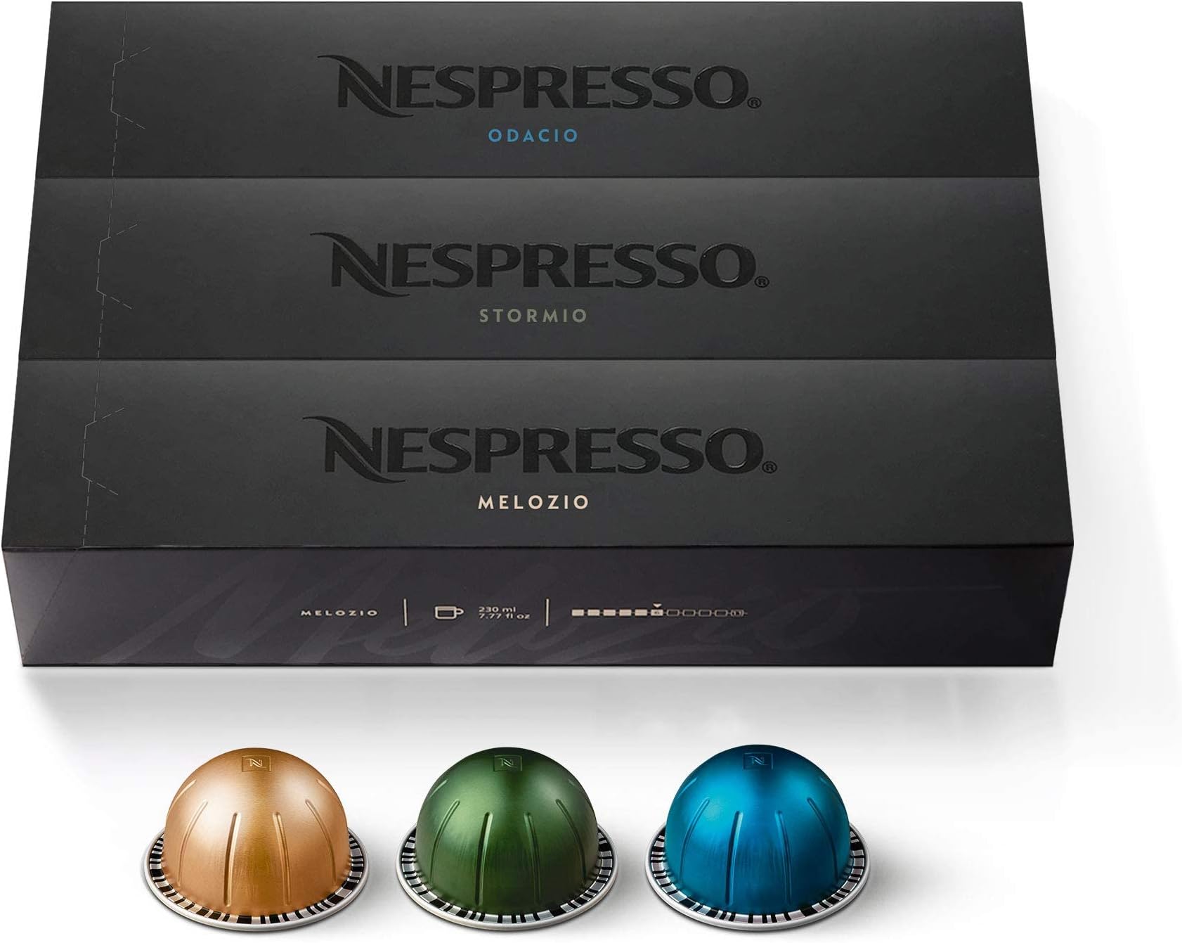 Amazon.com: Nespresso Capsules Vertuo, Variety Pack, Medium and Dark ...