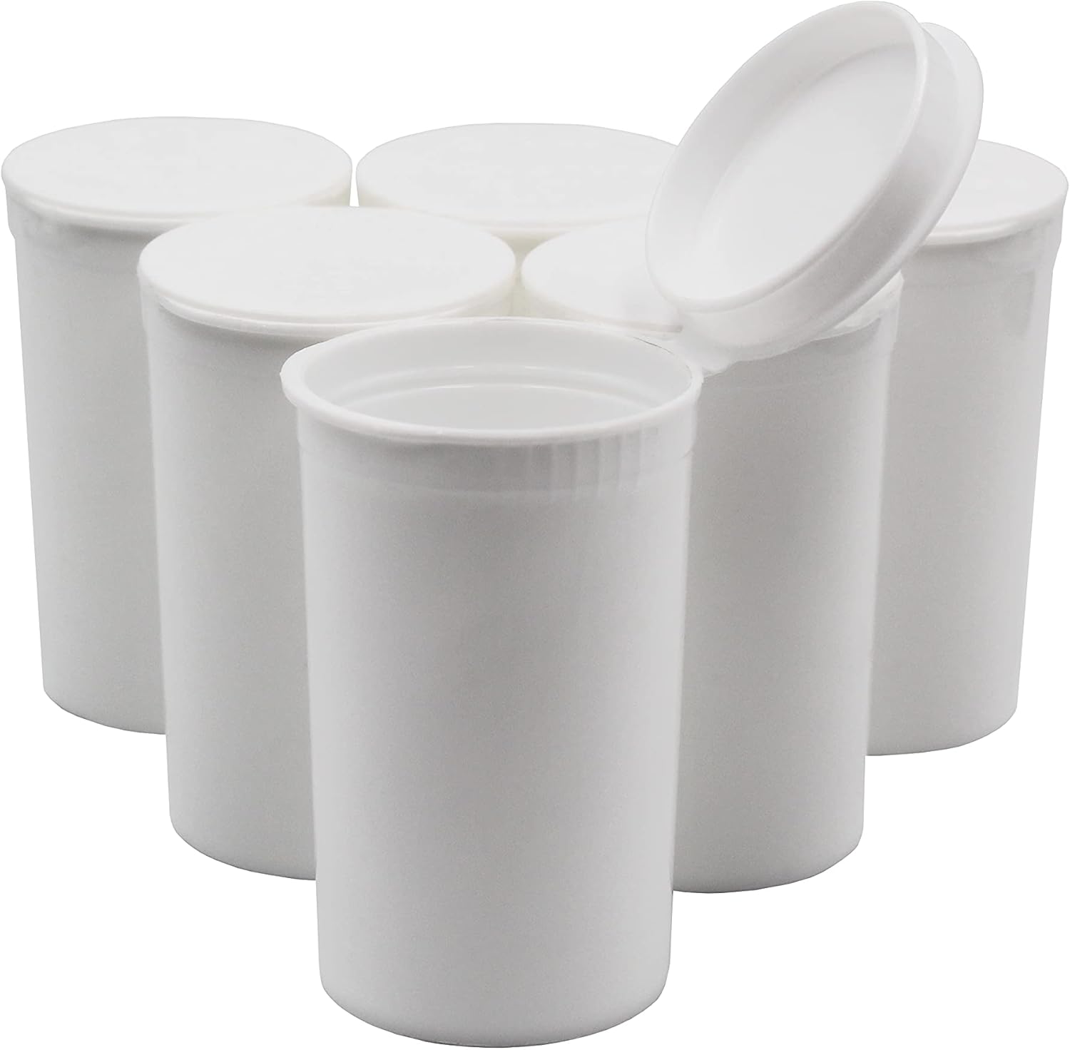 Amazon.com: GriploK 19 Dram Pop Top Storage 3.5 Gram Bottles, 225 Bulk ...