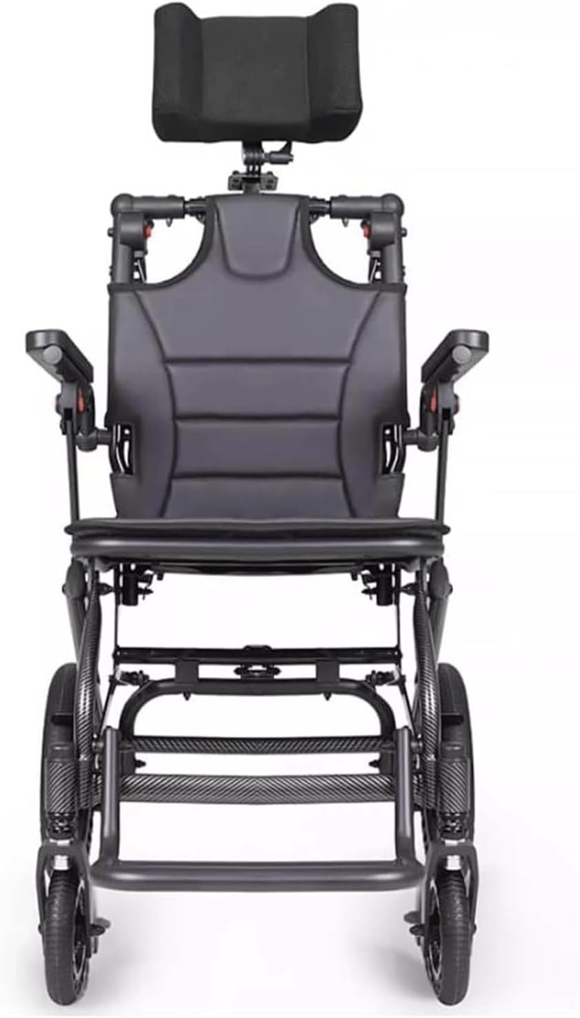 Amazon.com: Mobile Care Wheelchairs Aluminum Transport Chair Adjustable Backrest Wheelchairs ...