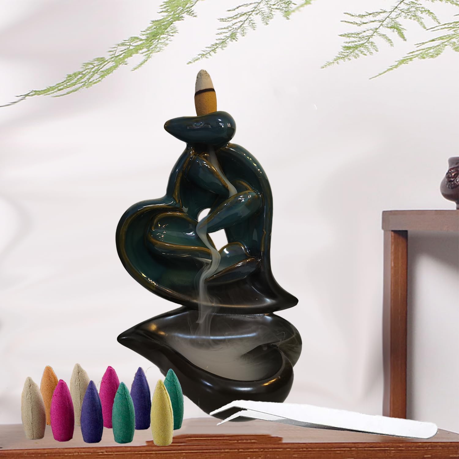 Amazon.com: Creative Backflow Incense Burner - Each Set Includes 10 ...