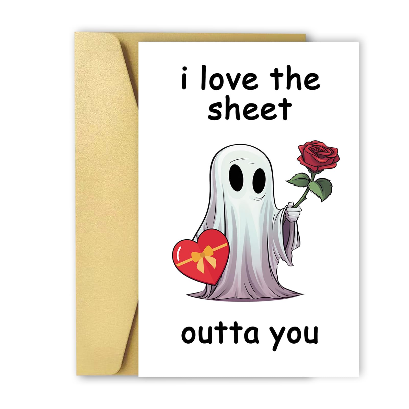 Amazon.com : OJsensai Funny Halloween Card for Him Her, Spooky ...