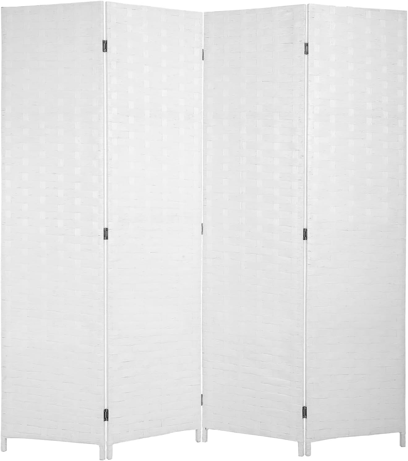 Amazon.com: Room Divider 4 Panel Folding Screen Room Divider,Wood ...