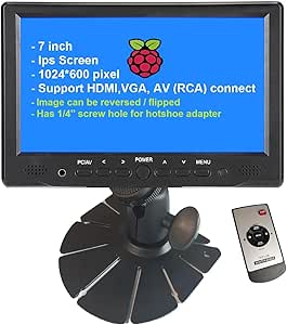 Amazon.com: LONCEVON 7 inch Mini Monitor HD 1080P Small HDMI Monitor ...