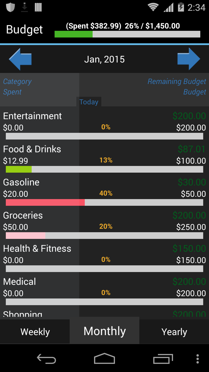My Wallet - Expense Manager - App on Amazon Appstore