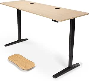 Amazon.com: Uplift Desk V2 2-Leg Maple Laminate Wood Standing Desk ...