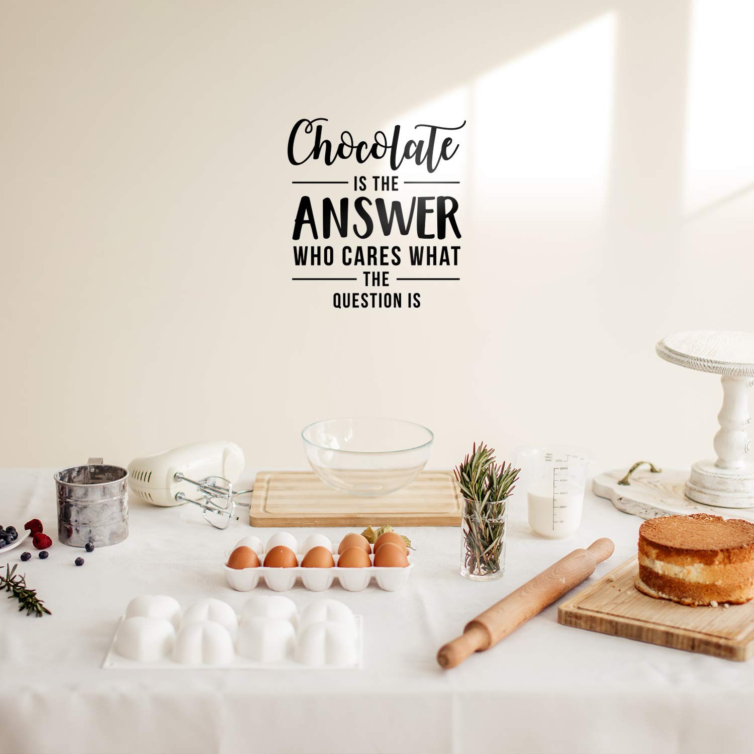 Dessert Table Quotes BINGJIACAI Sweet Food Quote Poster Canvas