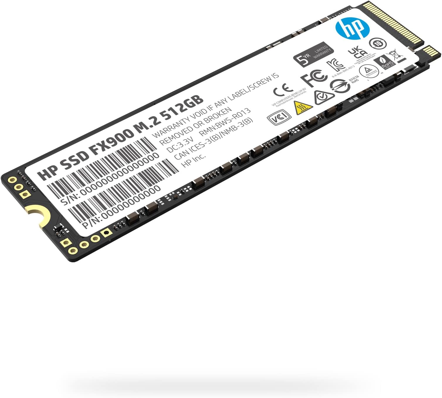 Amazon.com: HP FX900 512GB NVMe Gen4 Gaming PC SSD - PCIe 4.0, 16 Gb/s ...