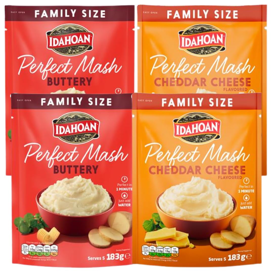 Idahoan Perfect Mash Potato Familysize Multipack of 4 x 183g - Instant ...