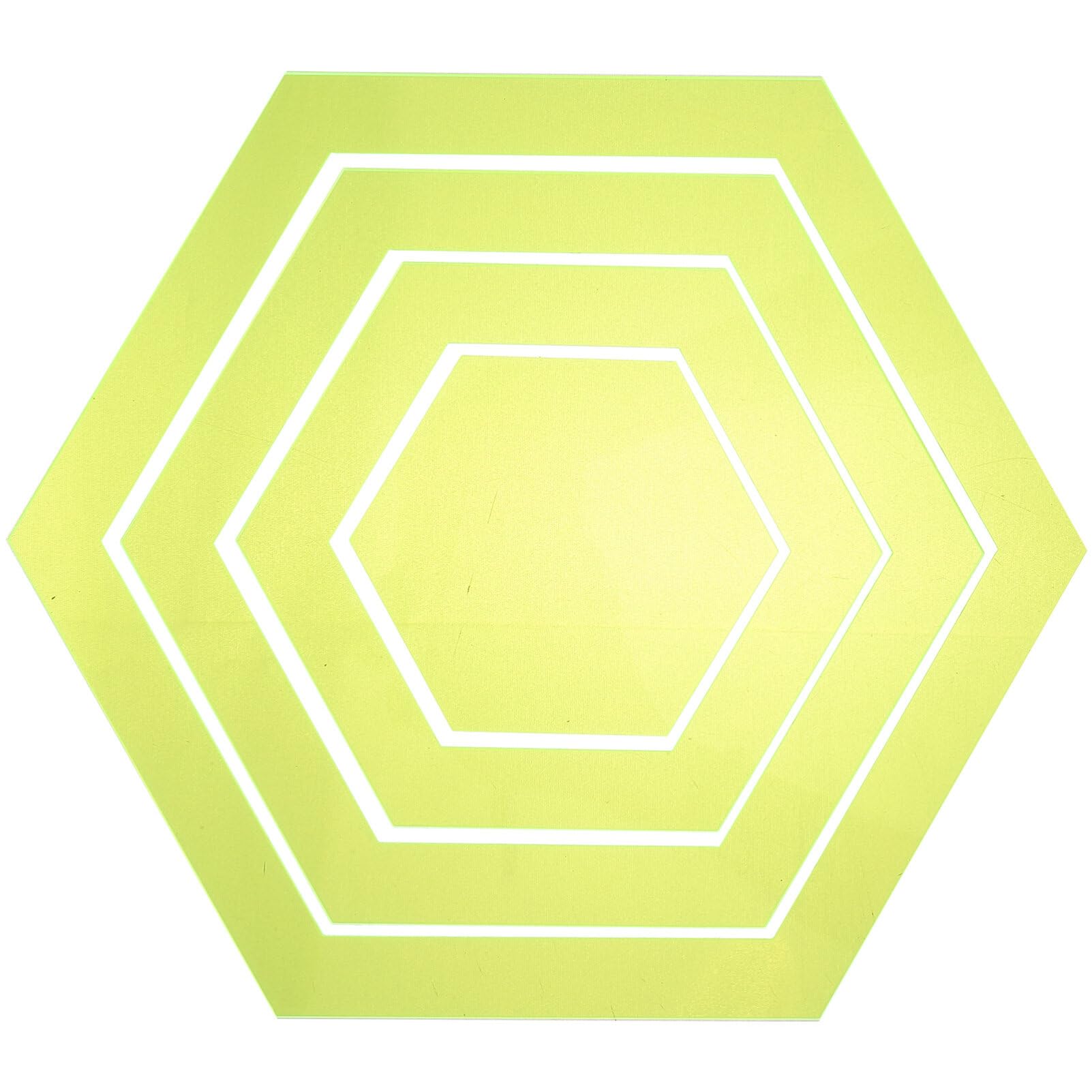 Amazon.com : Tools Hexagon Ruler Sewing Patchwork Template 4Pcs Plastic ...