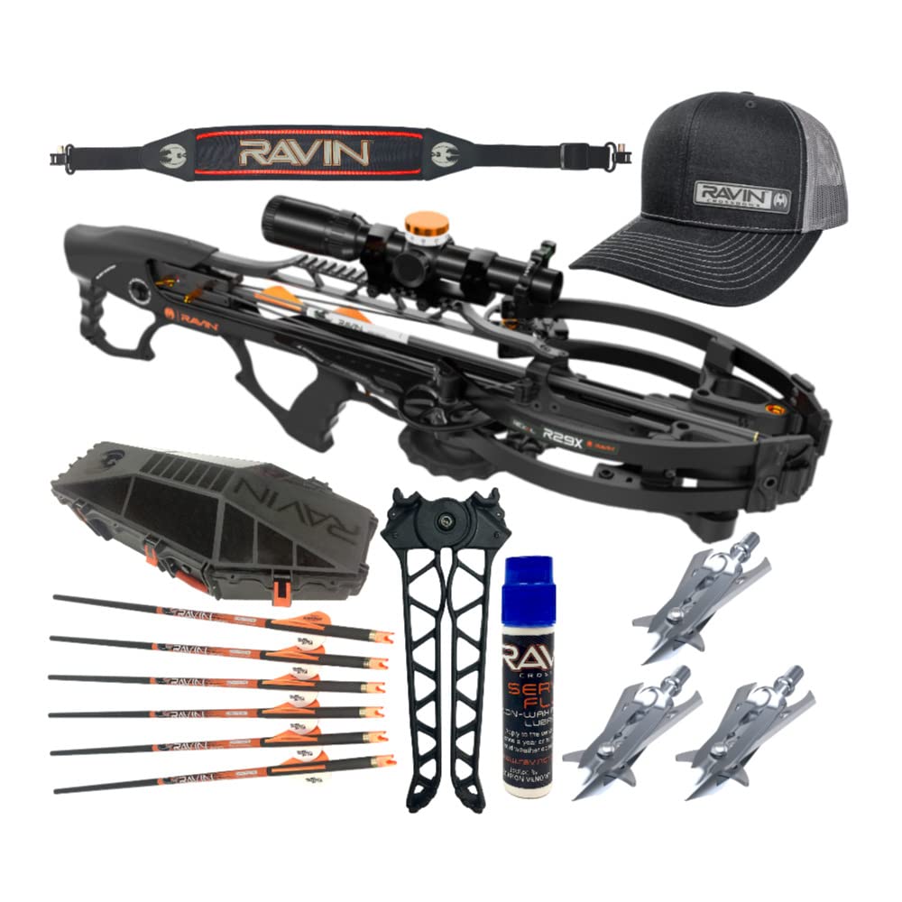 Amazon.com : RAVIN Crossbows R29X Sniper Package Crossbow (Black ...