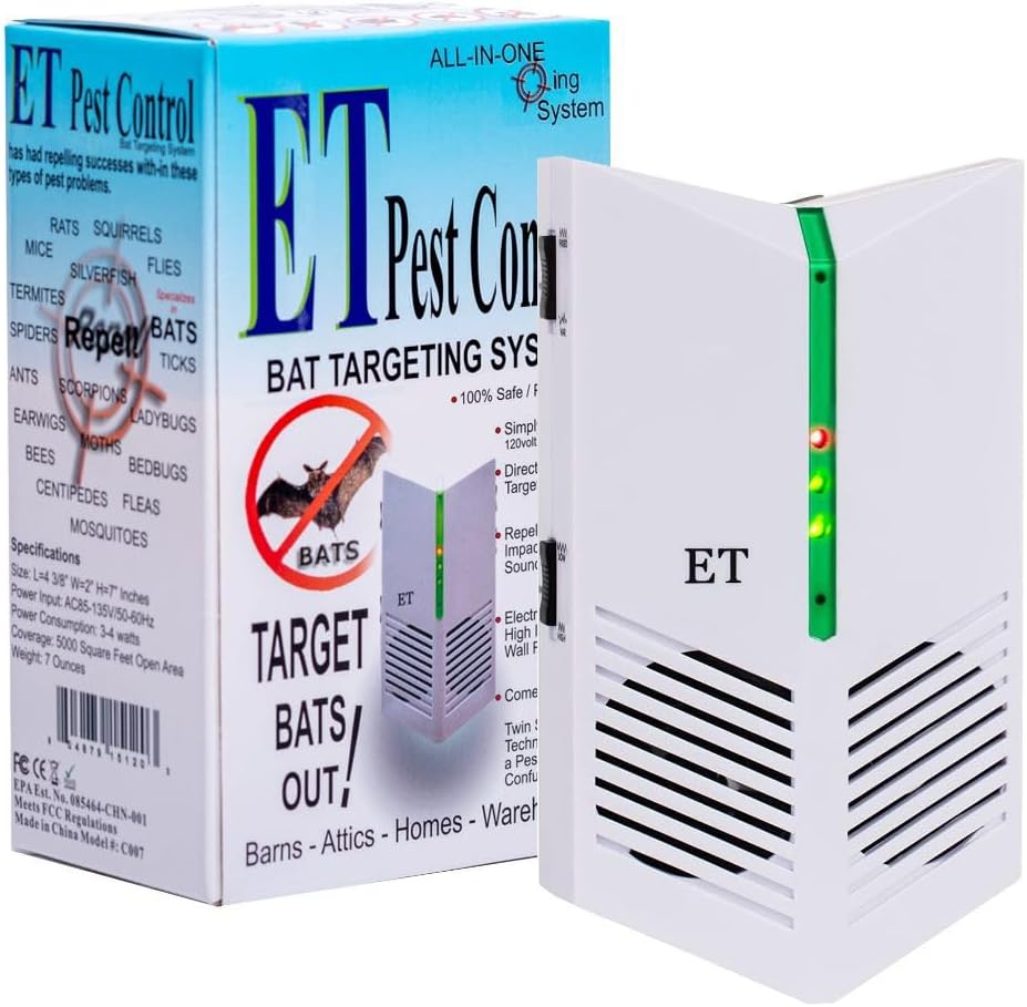 Amazon.com: ET Pest Control (Bat targeting system) : Patio, Lawn & Garden
