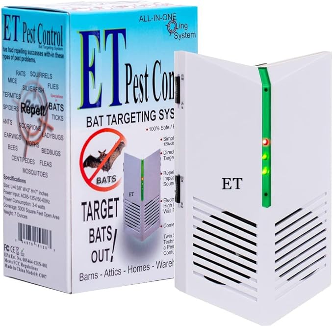 Amazon.com: ET Pest Control (Bat targeting system) : Patio, Lawn & Garden