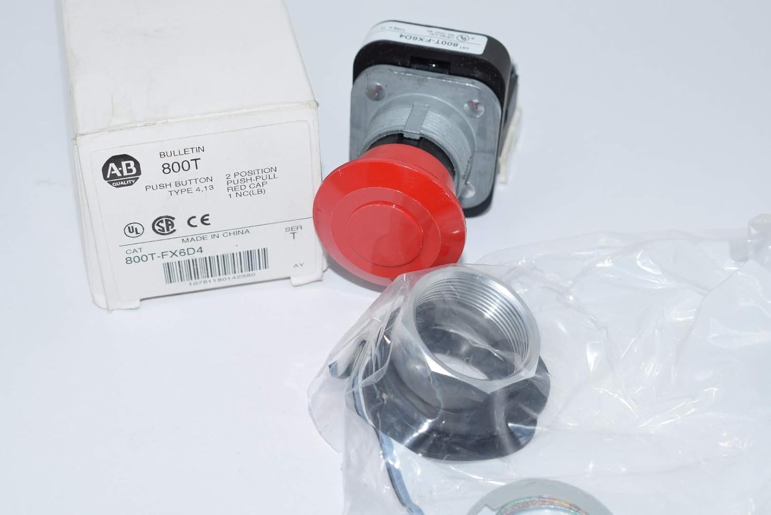 Amazon.com: Allen Bradley 800TFX6D4 NSNPGENUINE AB 800T FX6D4 ...