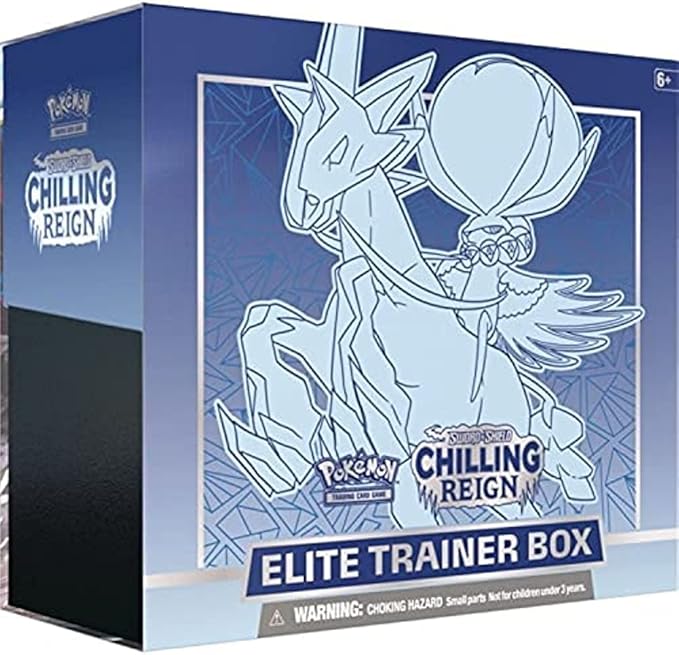 Amazon.com: Pokemon SAS6 Chilling Reign Ice Elite Trainer Box : Toys ...