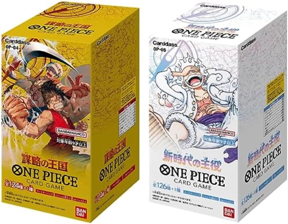 Unopened Box with Regular Tape ONE PIECE Card Game, OP-04, Protagonist ...