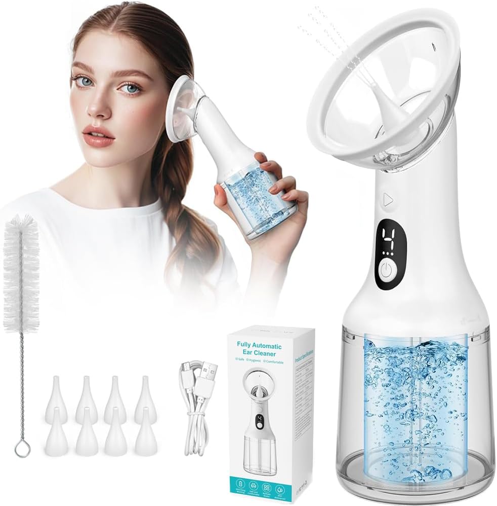 Ear Wax Removal Kit, Electric Water Powered Ear Cleaner, Ear Wax ...