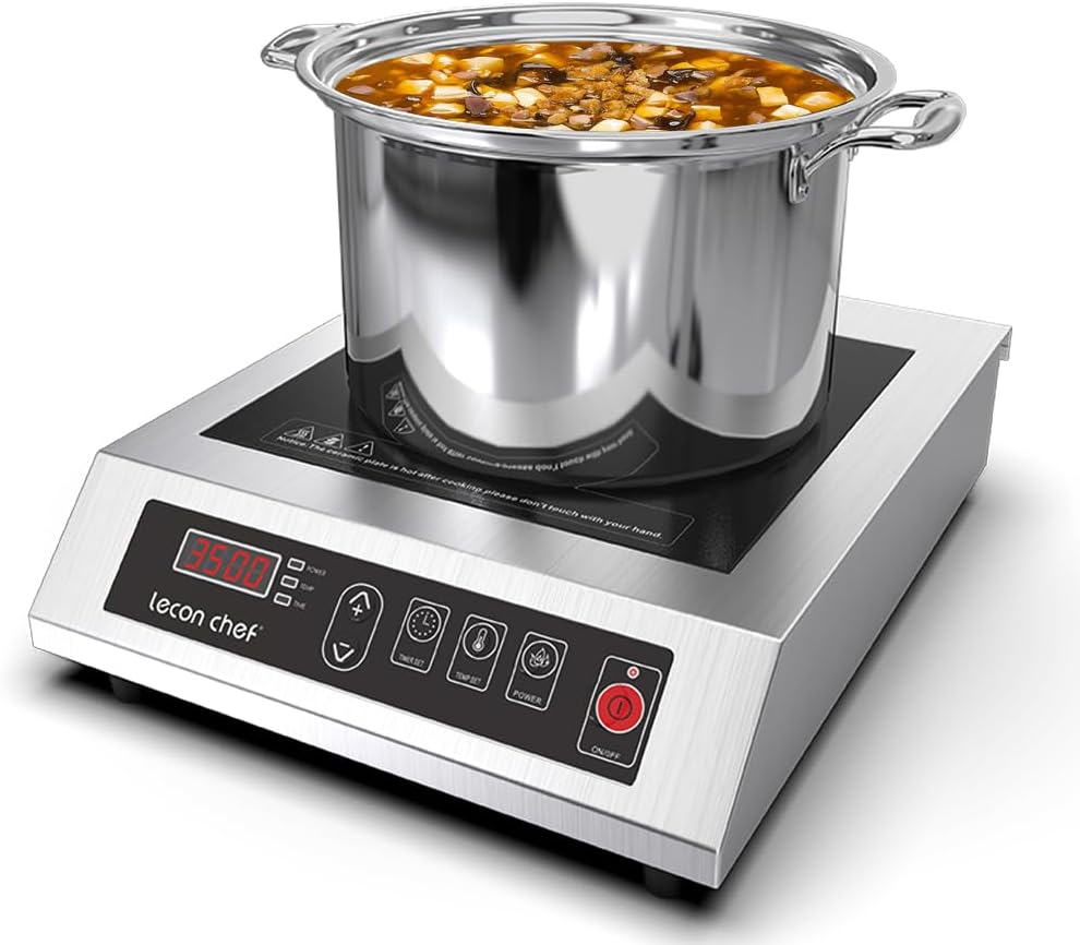 Amazon.com: Leconchef Induction Cooktop Induction Cooker Stainless ...