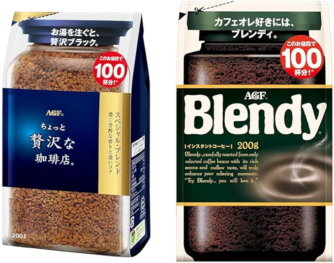 Amazon | 【セット買い】AGF(エージーエフ) ちょっと贅沢な珈琲店 スペシャルブレンド 袋 200g 【 インスタントコーヒー 】【 詰め替え エコパック 】 + AGF(エージー ...
