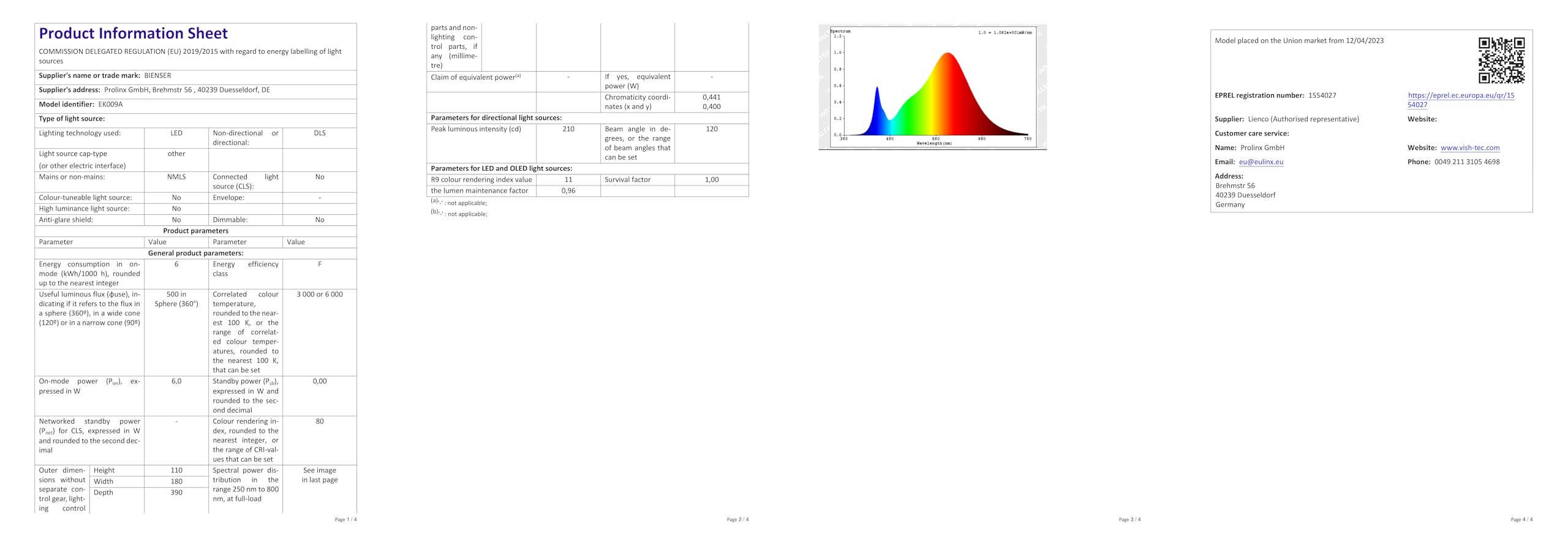 Lacmisc desk lamp LED 6W office table lamp 5 colors and 10 brightness ...