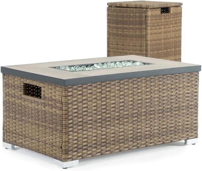 Amazon.com : RST Brands Sego Lily Cheyenne Steel Outdoor Patio Fire ...