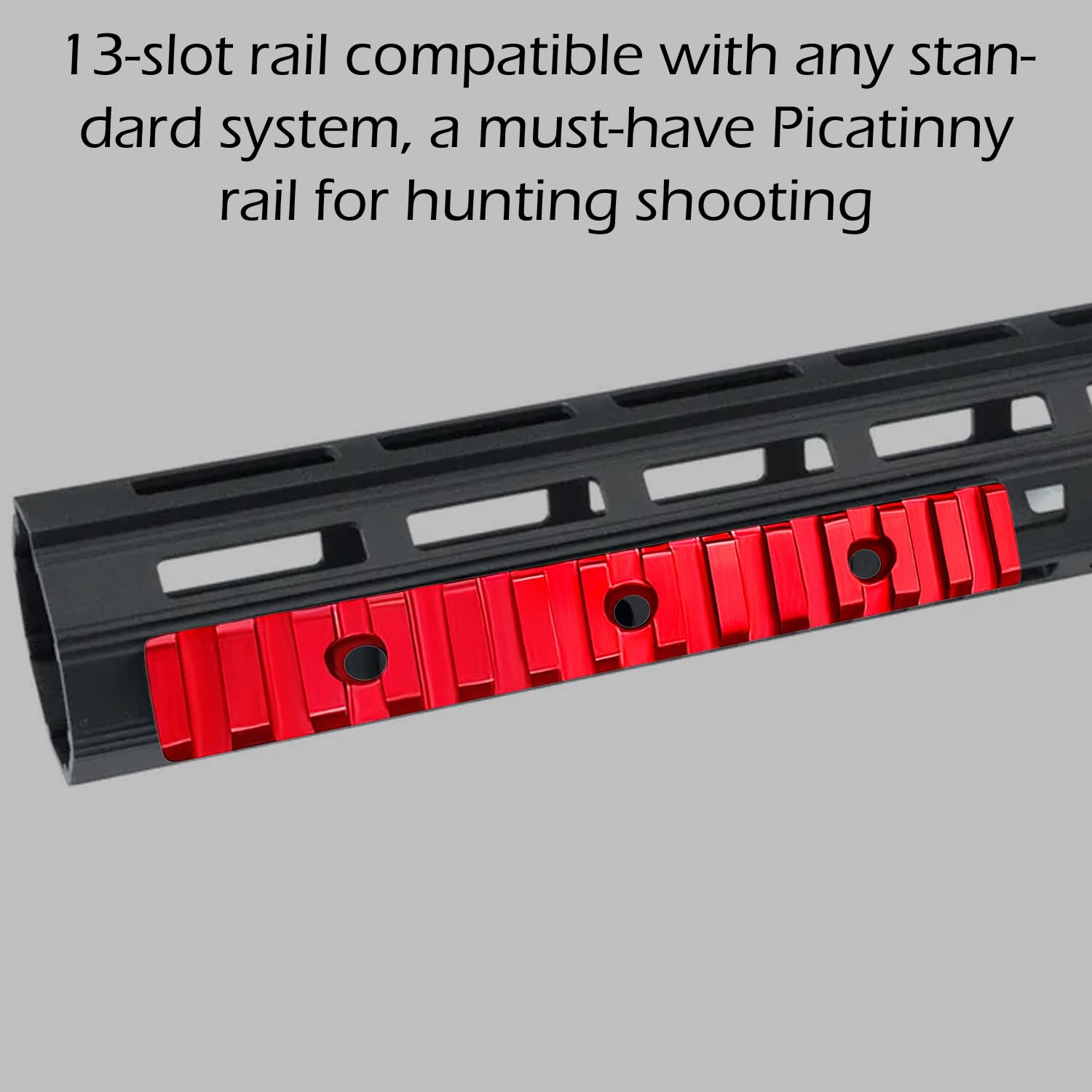 Snapklik.com : Gotical 13 Slots Picatinny Rail Keymod Lightweight ...