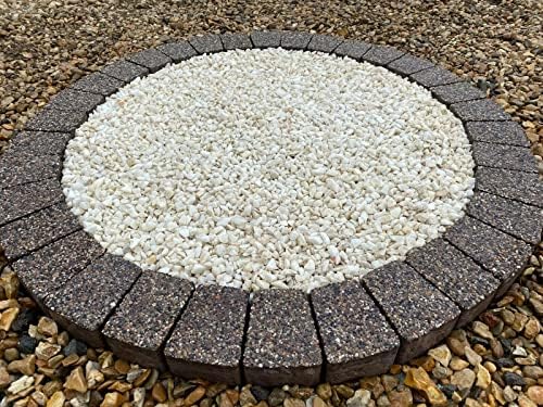 78 cm Garden Stone Circle Copper Tree Surround Granite Bricks Plant ...