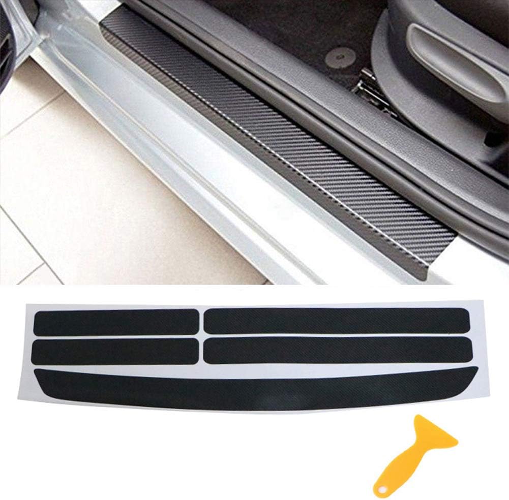 Amazon.fr : 4 pièces Protecteur de seuil de Voiture pour Peugeot ...