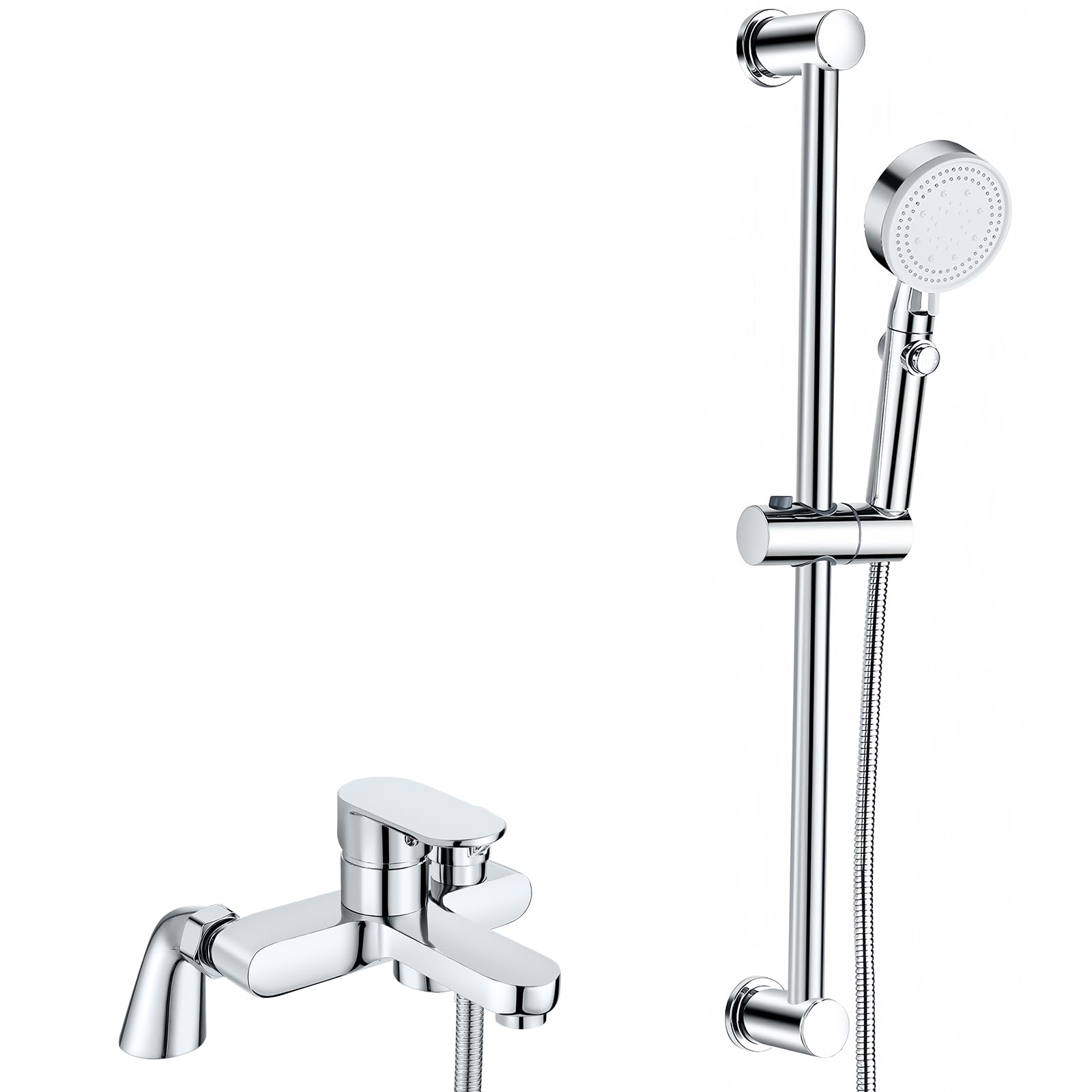Bath Mixer Taps with Shower Set Modern Bath Taps with Shower Attachment ...