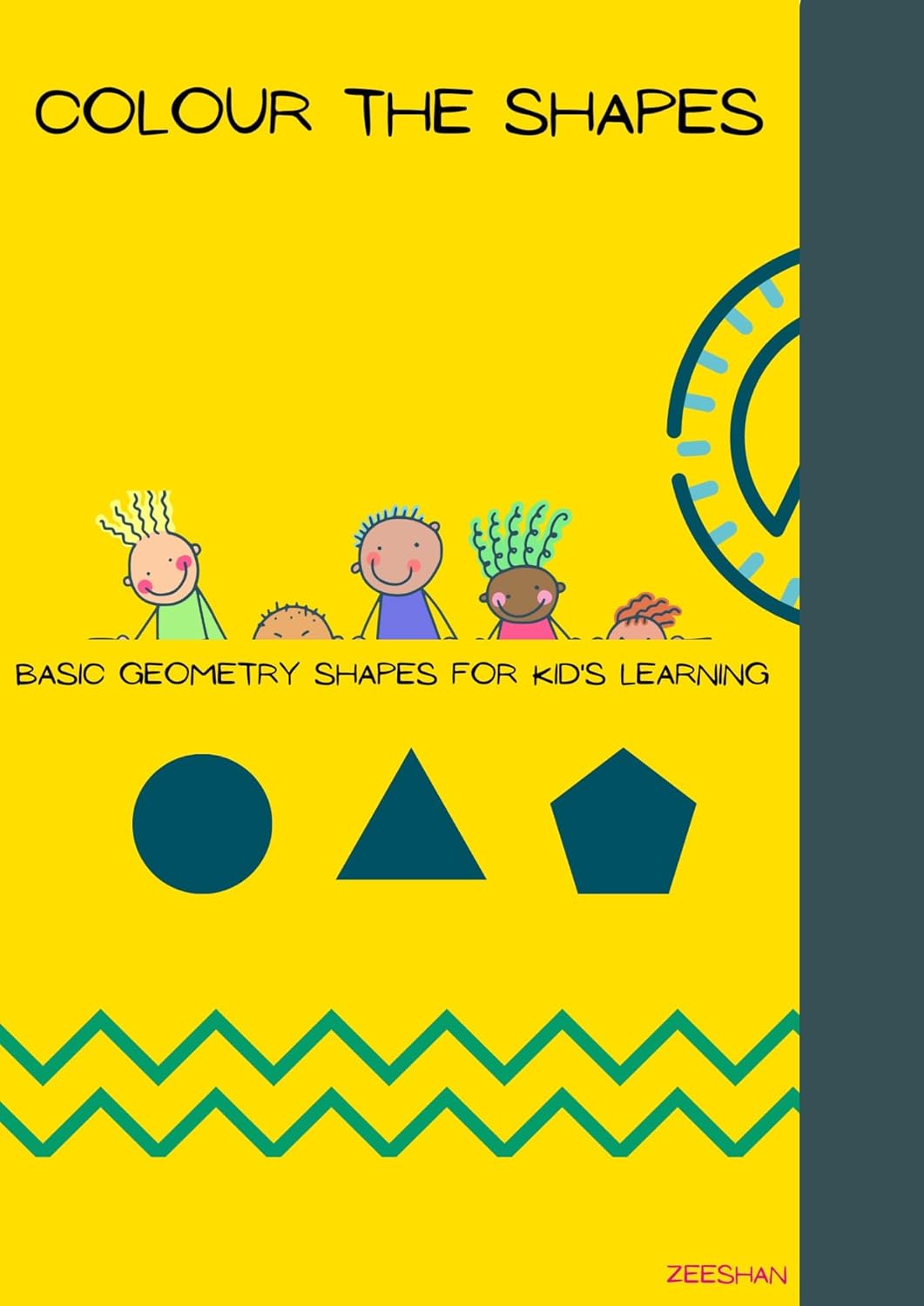Colour The Shapes (For Kid's 1 to 10 years - Basic Geometry Shapes ...
