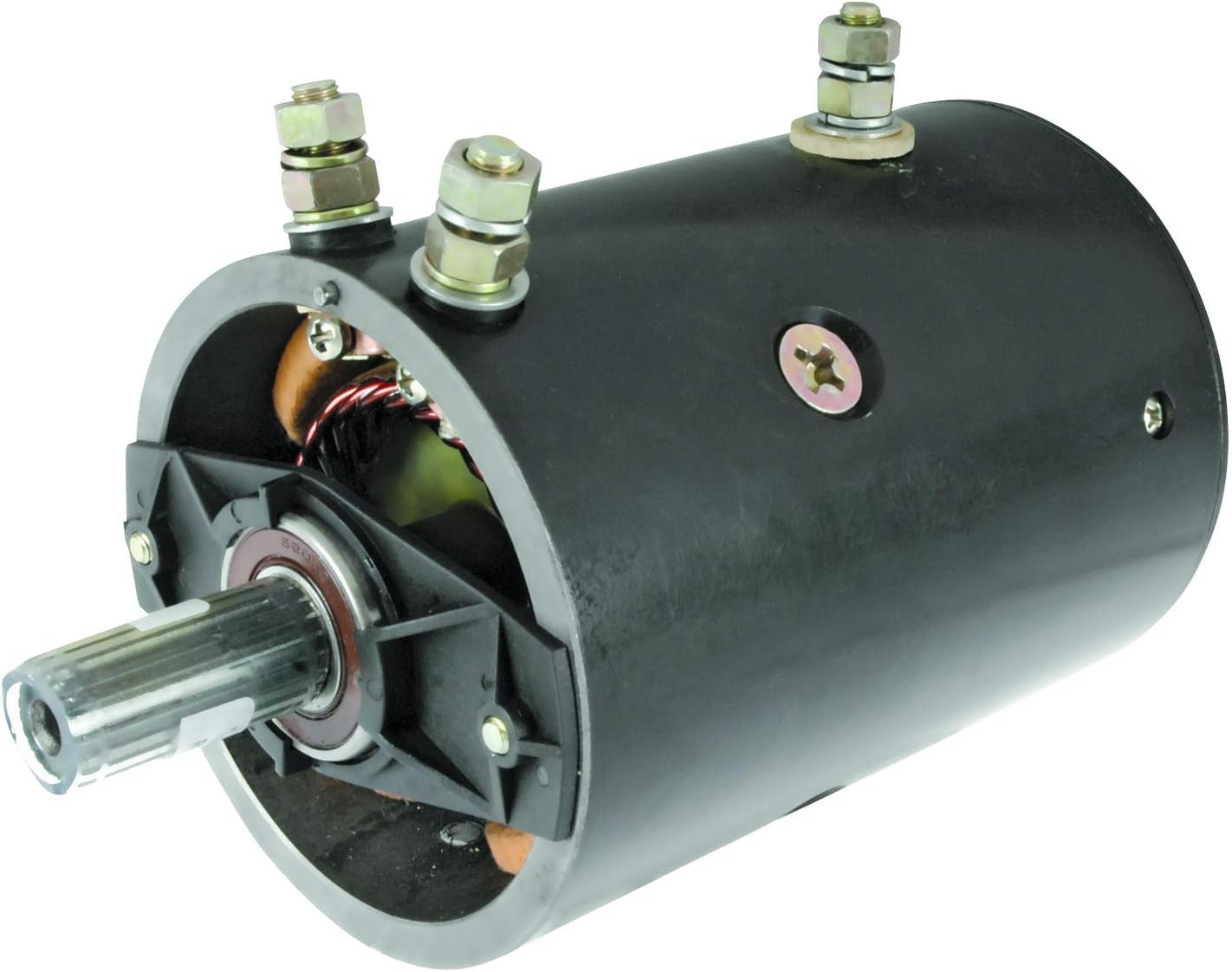 Amazon.com: NEW 12V Winch Motor Warn 20 Spline Mrvb4 Mrvb5 Mrvb7 25982 ...